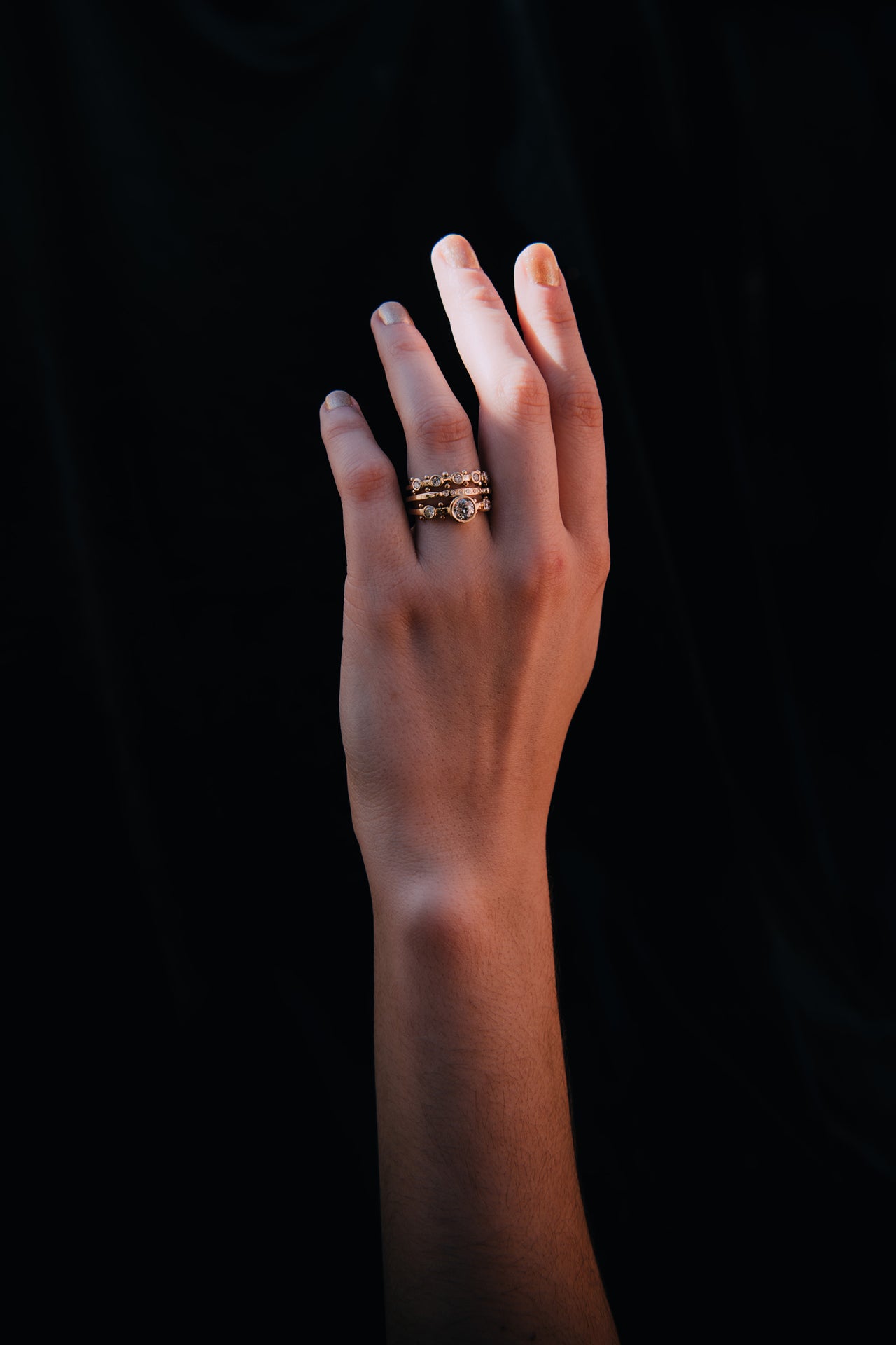 White Diamond Crown Kaori Ring – M. Hisae